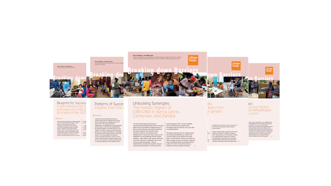 How does Community-Based Rehabilitation create change? | Liliane Fonds